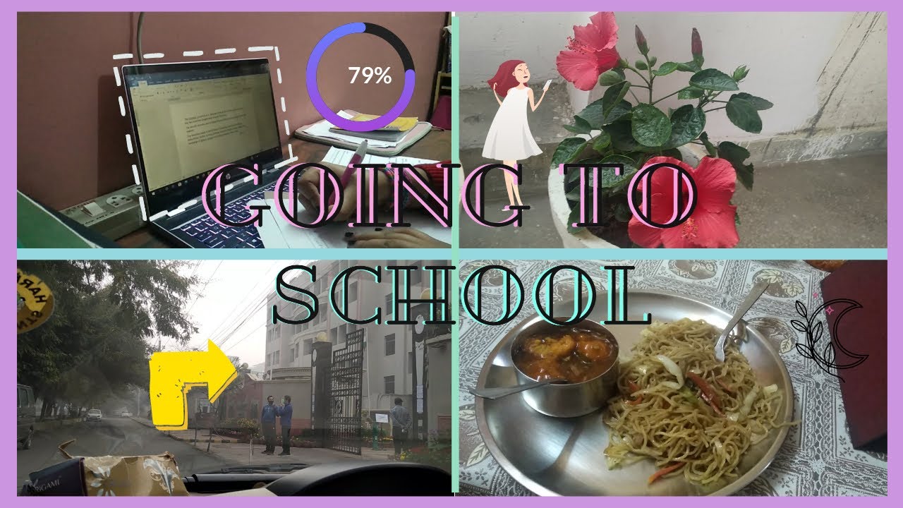 Going to My New School for the FIRST TIME 🏫 | Study Vlog 📚🧪 | Manya ...