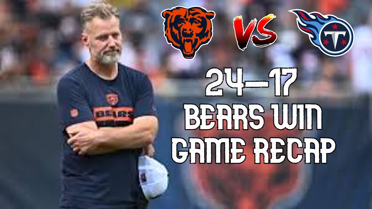 Chicago Bears Week 1 Game Recap - YouTube