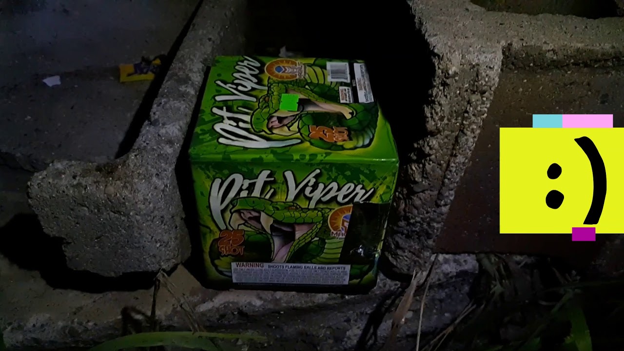 🐍PIT VIPER🐍 200g 25 SHOT CAKE💥 MAGNUS FIREWORKS BRAND💥 - YouTube