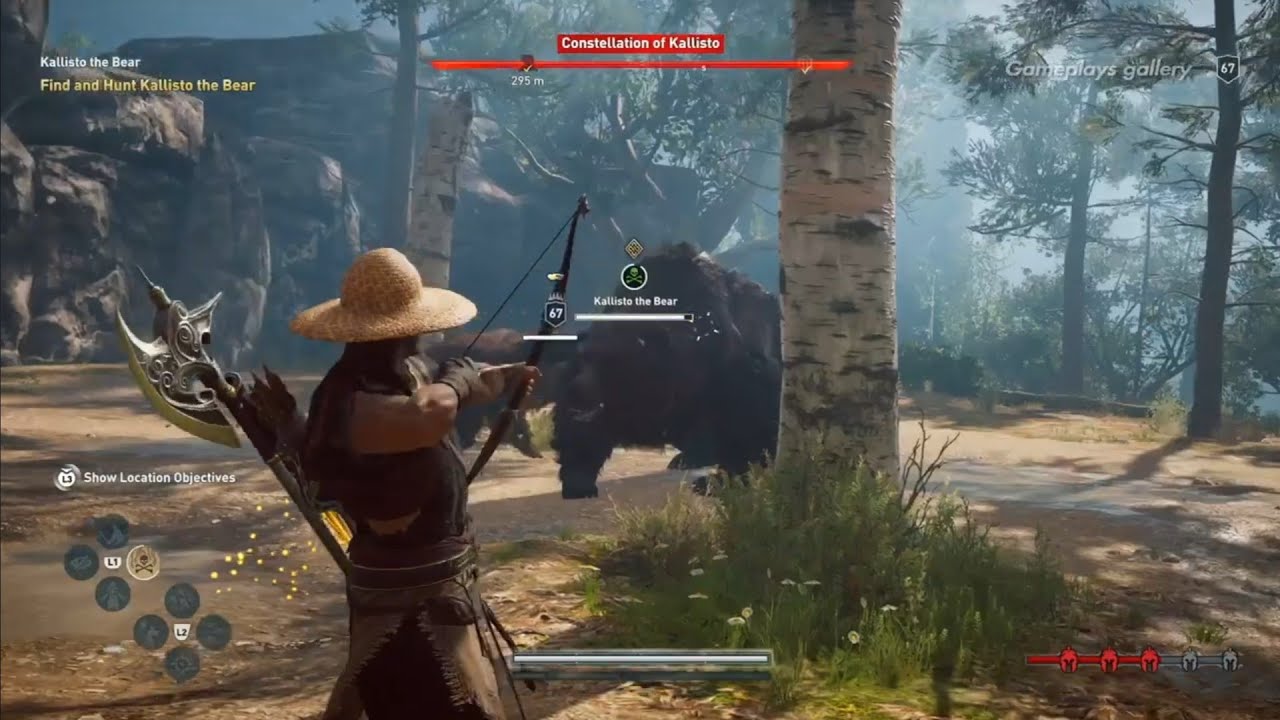 Kallisto the Bear Boss Fight - Assssins Creed Odyssey - YouTube