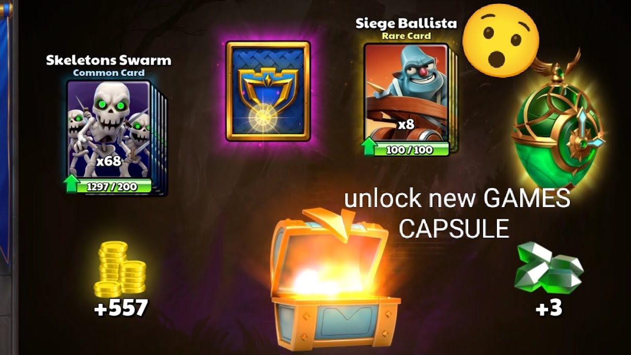 unlock new GAMES CAPSULE ? game's 😯😯 - YouTube