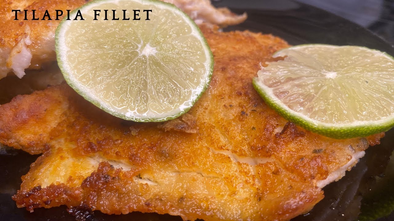 Easy and Delicious Fried Tilapia Fillet - YouTube