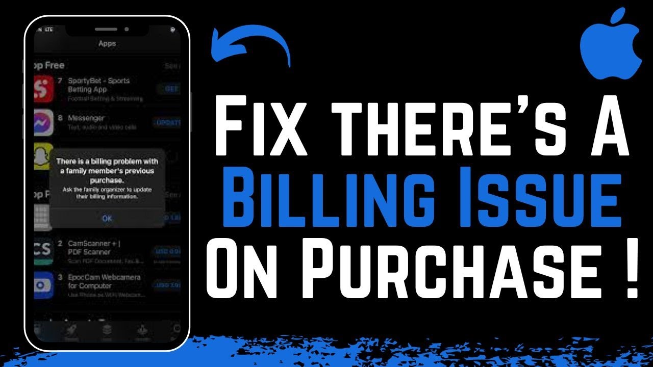 How To Fix There's A Billing Problem With A Previous Purchase - YouTube