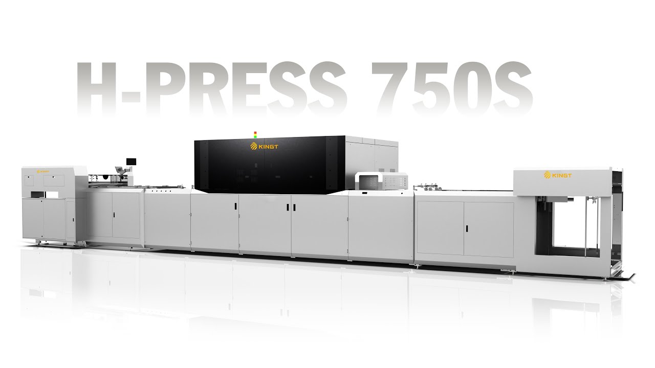 The KGT H-press, a sheet-fed digital press, made its world debut at ...