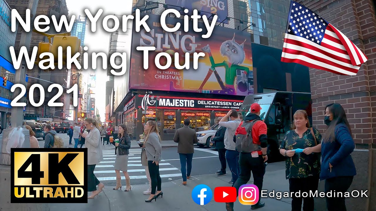 New York City Walking Tour 4K UltraHD 60Fps - YouTube