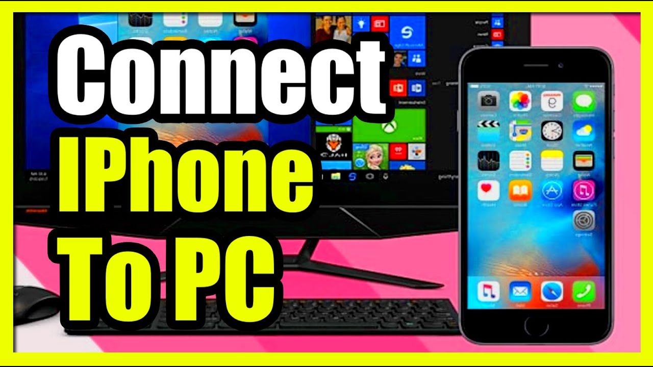 How to Connect & Mirror your IPhone Screen to Computer (Easy Tutorial ...