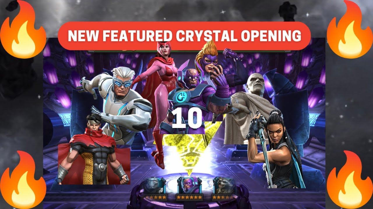 NEW FEATURED CRYSTAL OPENING 10x | MCOC - YouTube
