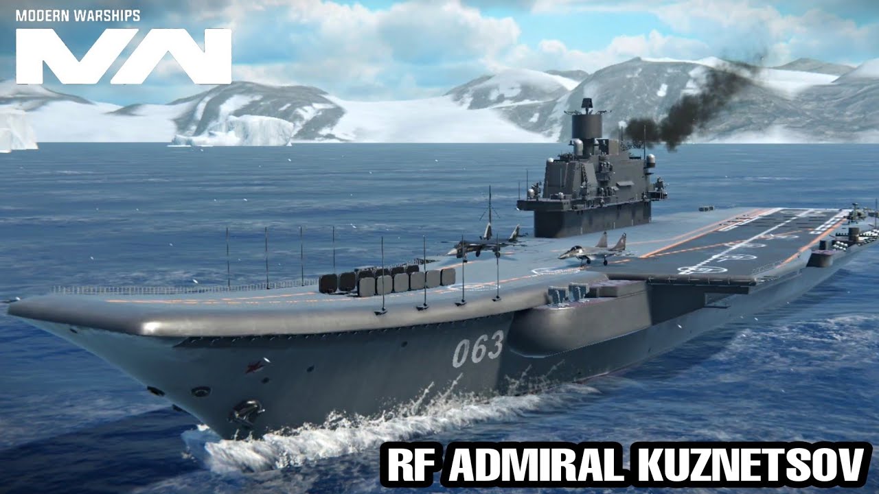 Modern Warships: RF ADMIRAL KUZNETSOV with American equipment. - YouTube