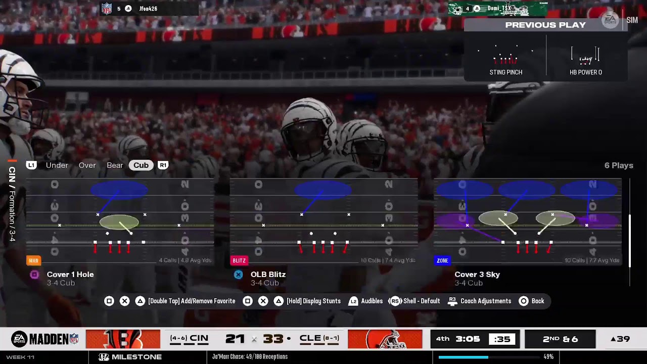 MOF Season 83: Week 11:Bengals vs Browns - YouTube