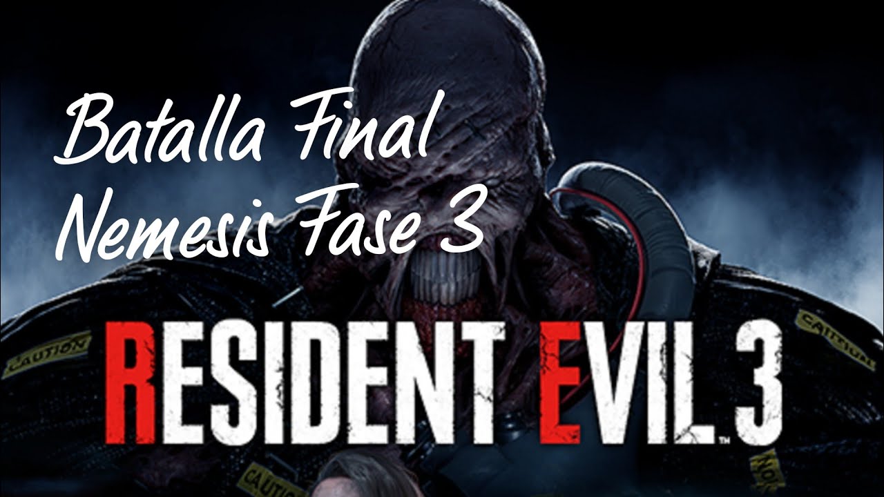 Resident evil 3 remake batalla final cómo vencer a nemesis fase 3 - YouTube