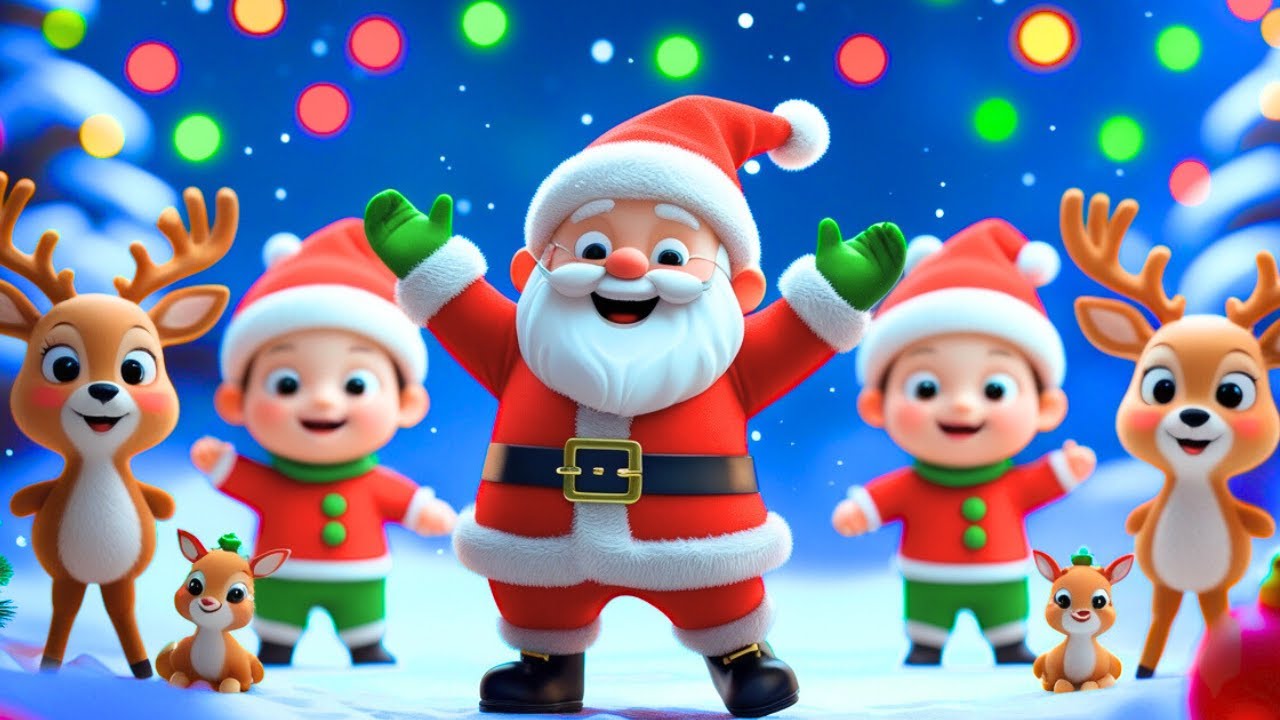 Jingle Bell Jingle Bell 🎄 | Christmas Song for Toddlers | Santa Dance ...