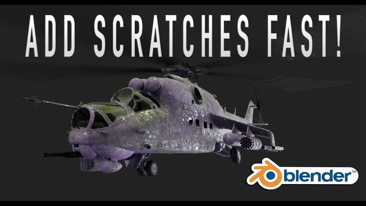 3D Scratch Imperfections in 2 Minutes: Blender Tutorial - YouTube