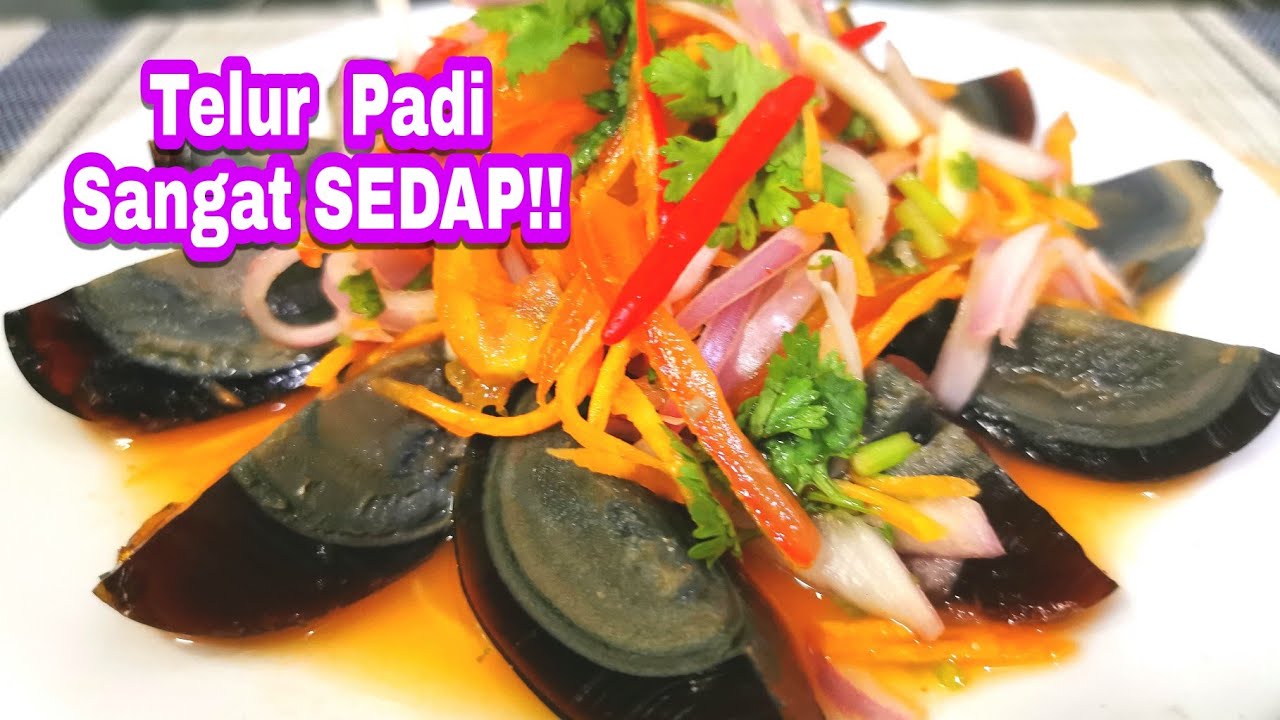 Telur Padi / Telur Hitam yang Sangat SEDAP!!! - YouTube