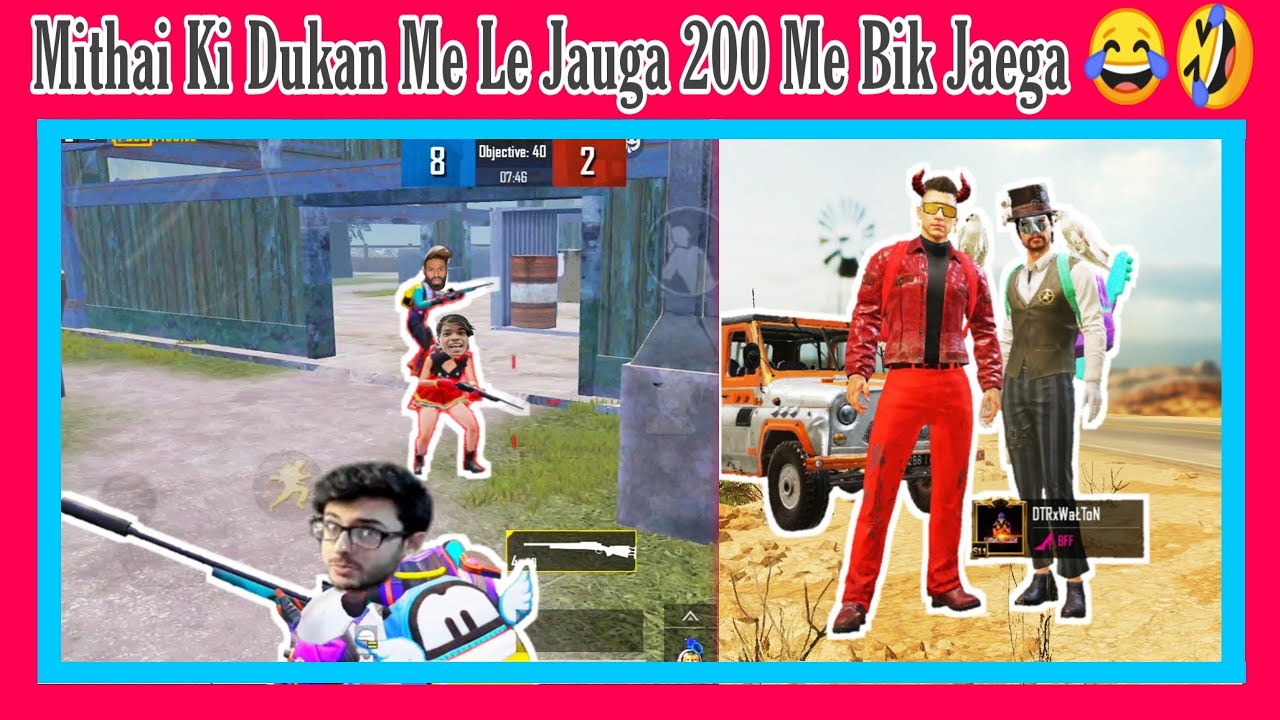 Two Player Challenge Me 1v2 TDM M24 only. || Full 6 Minutes funny memes ...