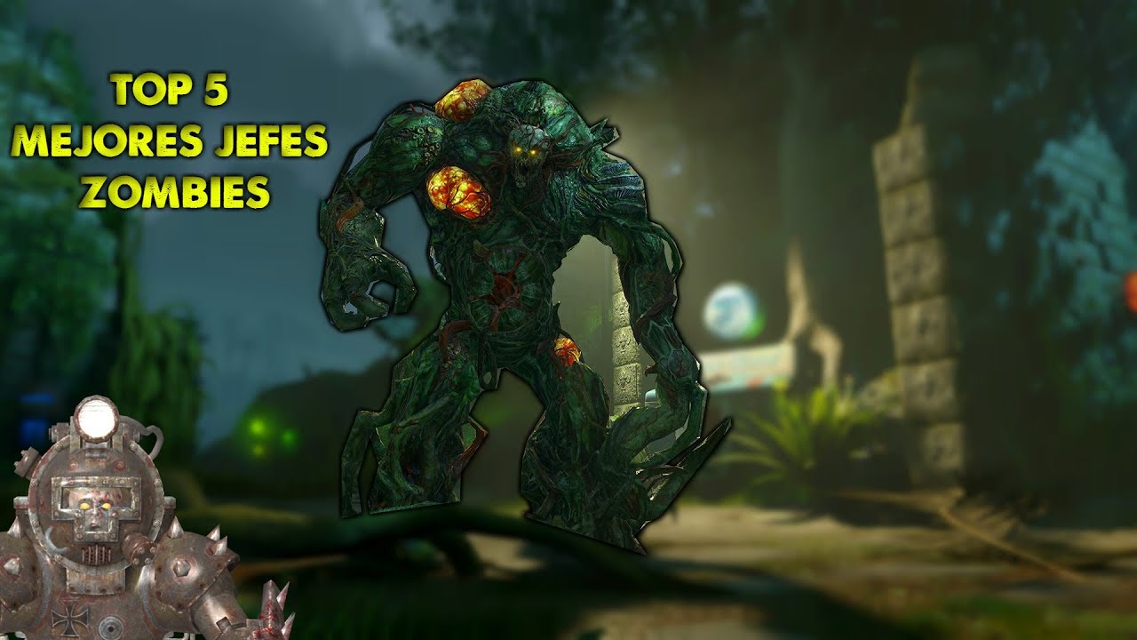 TOP 5 "LOS MEJORES JEFES DE CALL OF DUTY ZOMBIES" (SOLO TREYARCH) - YouTube