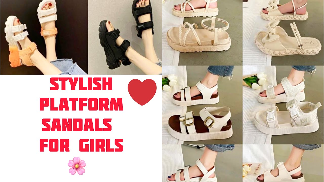 Stylish Platform sandals for girls 😍 - YouTube
