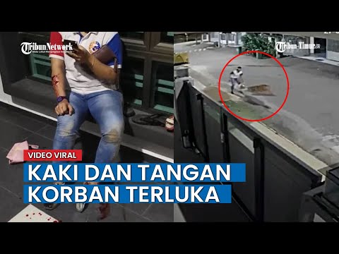 VIRAL Video Anjing Keluar dari Rumah Serang Pejalan Kaki
