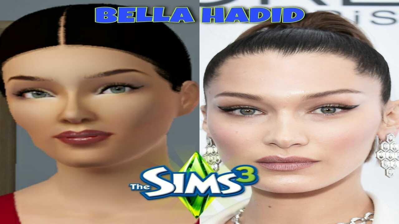 The sims 3: Create A Sim - Bella Hadid - YouTube