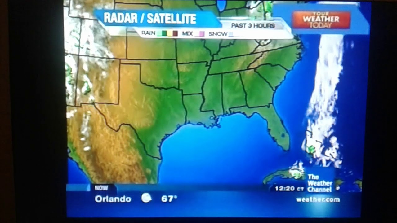 The Weather Channel Radar and Satellite Past 3 Hours Loop (Satellite ...
