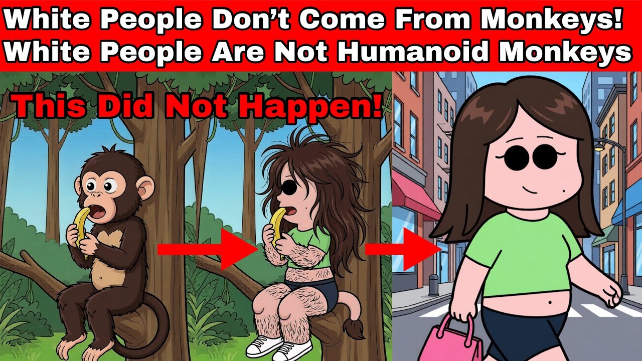 Caucasian Monkey Hybrid Race Theory Debunked! - YouTube