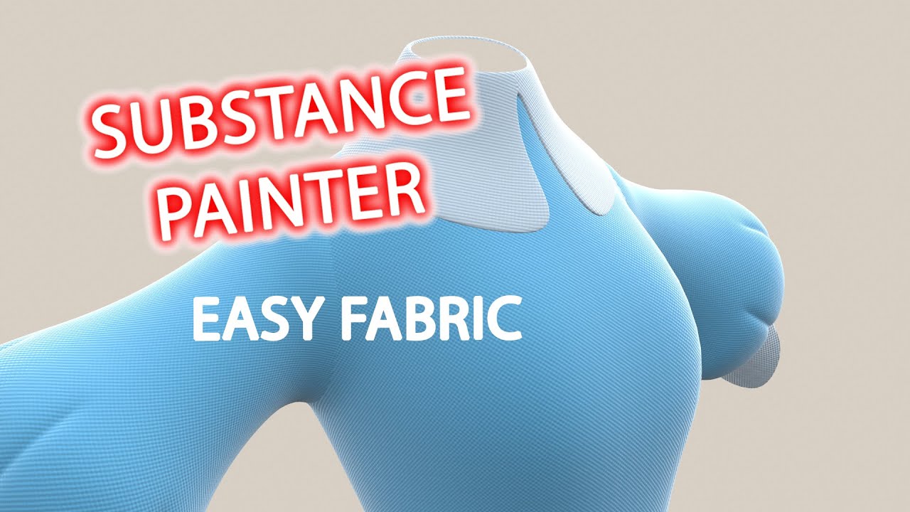 Easy Fabric Texture - Substance Painter - YouTube