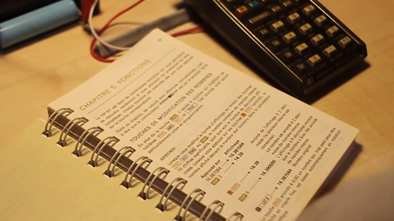 HP-67 calculator, RND function - YouTube