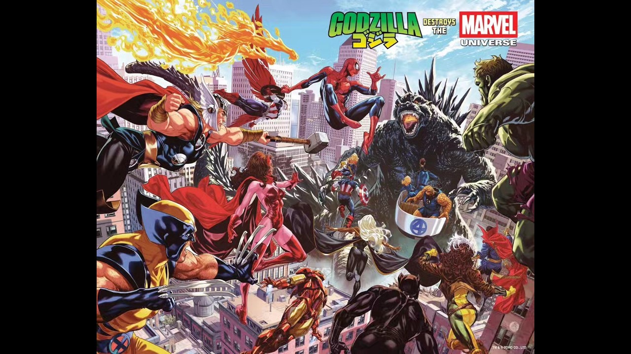 Godzilla Destroys The Marvel Universe Review (Guest Starring Matt ...