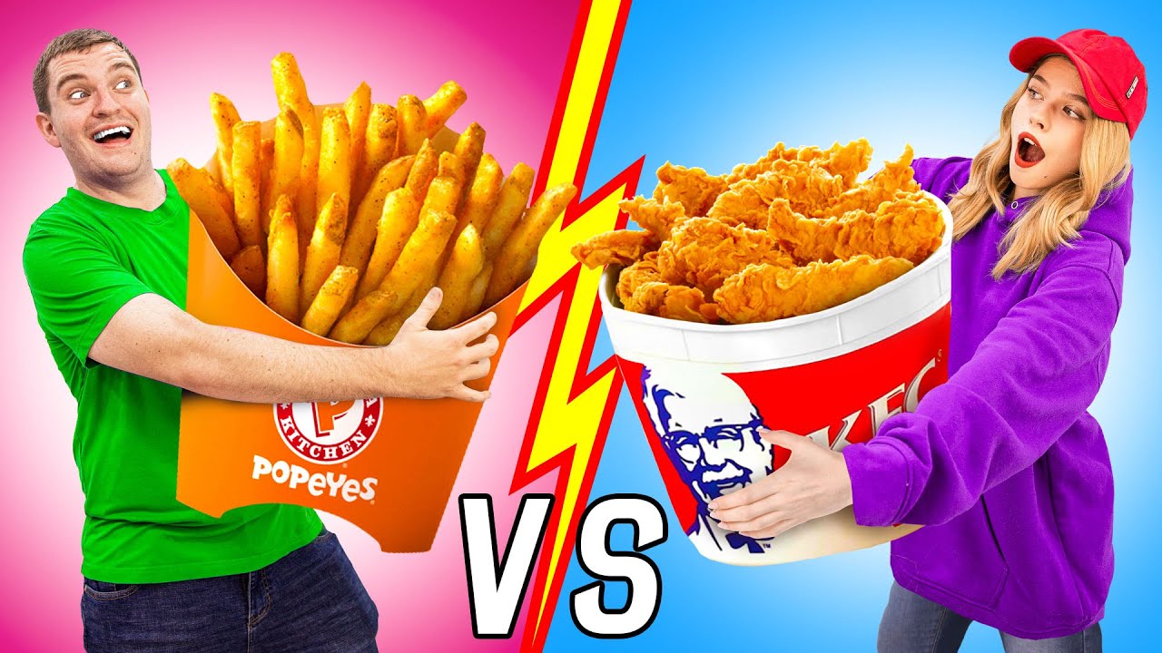 I Turned My Entire Kitchen Into a Giant KFC - YouTube