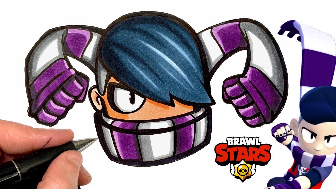 COMMENT COLORIER EDGAR - BRAWL STARS BRAWLEUR - YouTube