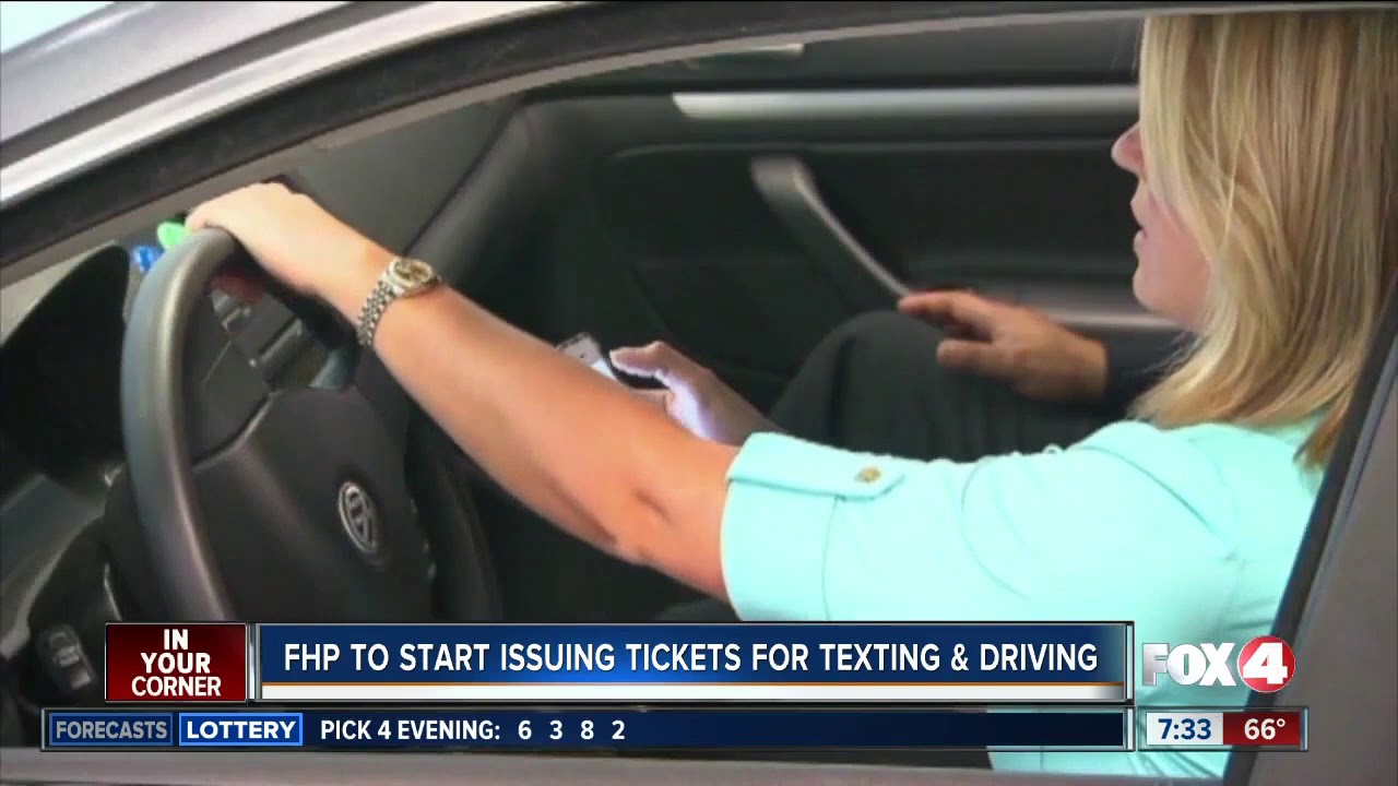 Troopers to start issuing texting while driving tickets - YouTube