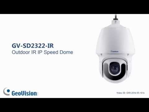 GeoVision GV SD2322 IR IP Speed Dome - YouTube