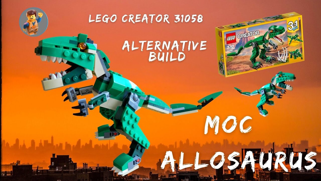 Lego Creator 31058 Alternate build "Allosaurus"/Как сделать из Lego ...