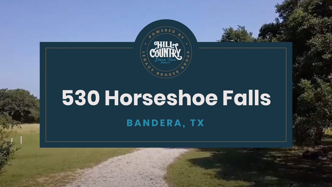 530 Horseshoe Falls | Bandera, TX - YouTube