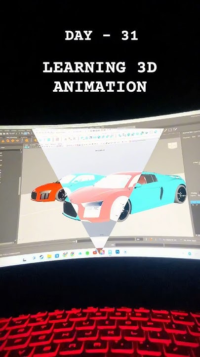 DAY-31 🚗|| learning 3D animation in Autodesk Maya software || #artist ...