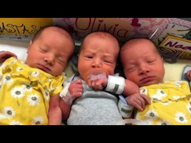 Newborn Identical Triplets