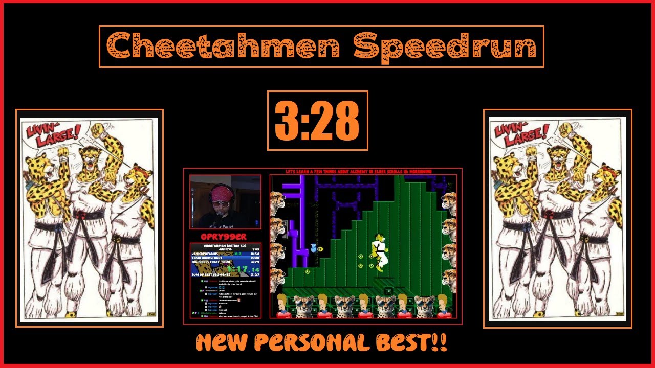 Cheetahmen Speedrun 3:28 (New PB!) - YouTube