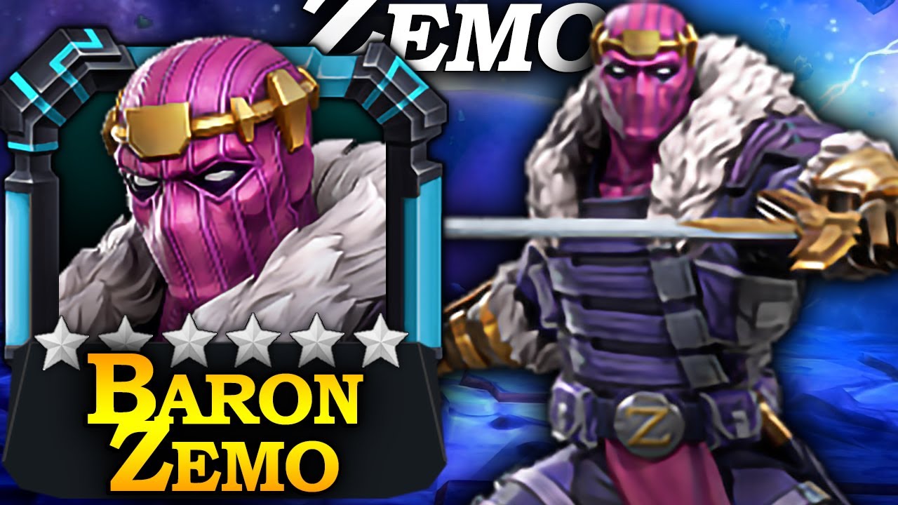 6-Star Baron Zemo Testing - YouTube
