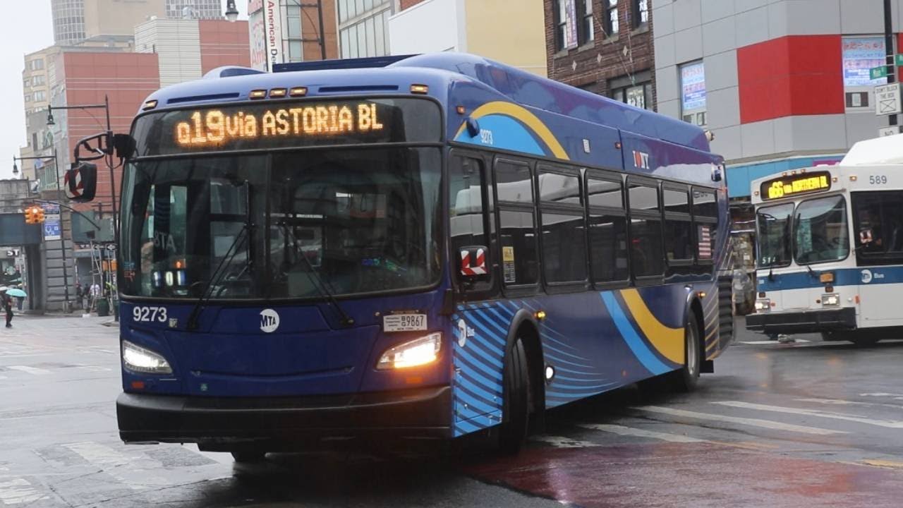 MTA Bus Company: 2023 New Flyer XD40 #9273 on the Q19 at Main Street ...