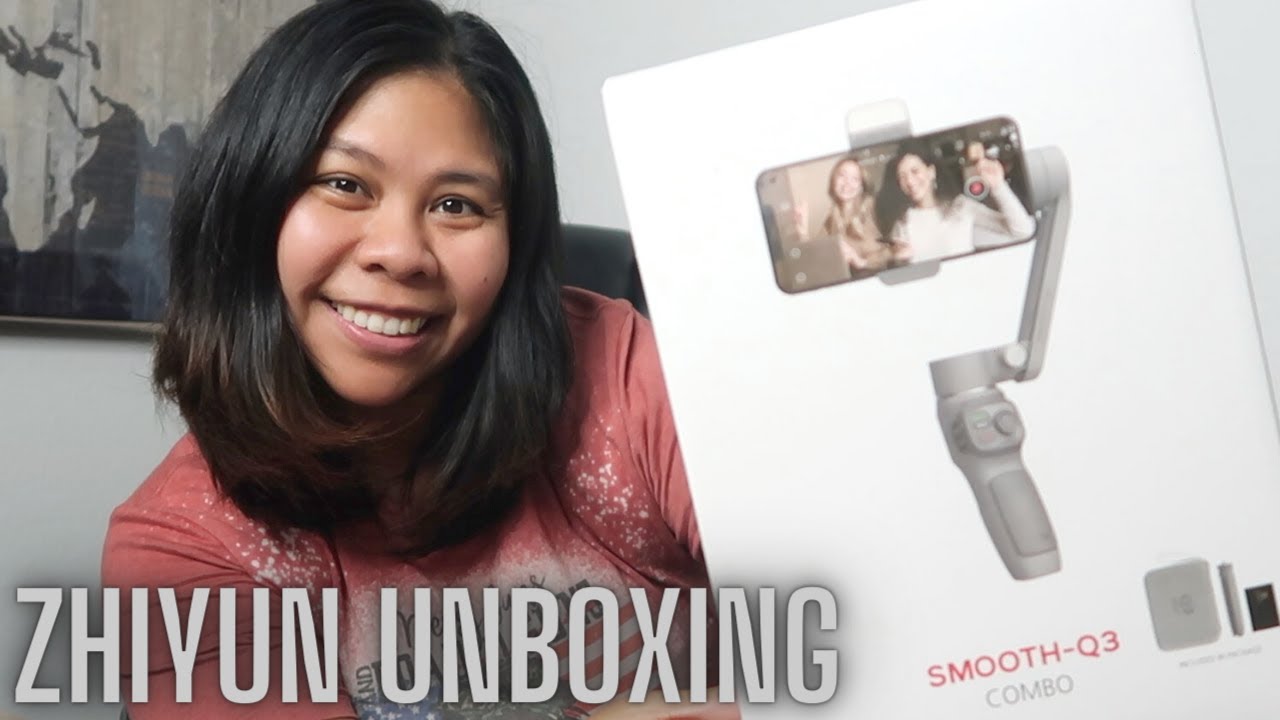 ZHIYUN SMOOTH Q3 COMBO UNBOXING | Zhiyun Smooth Q3 Combo 3-Axis Gimbal ...