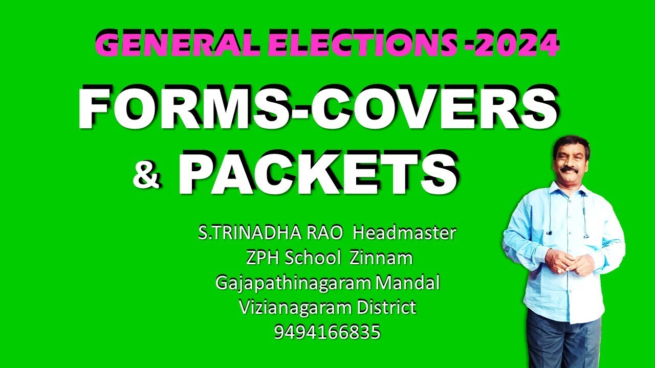 General Elections 2024 COVERS - PACKETS - YouTube