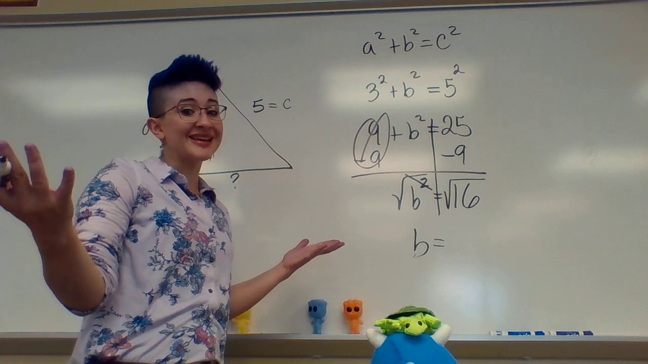 Pythagorean Theorem Missing Leg - YouTube