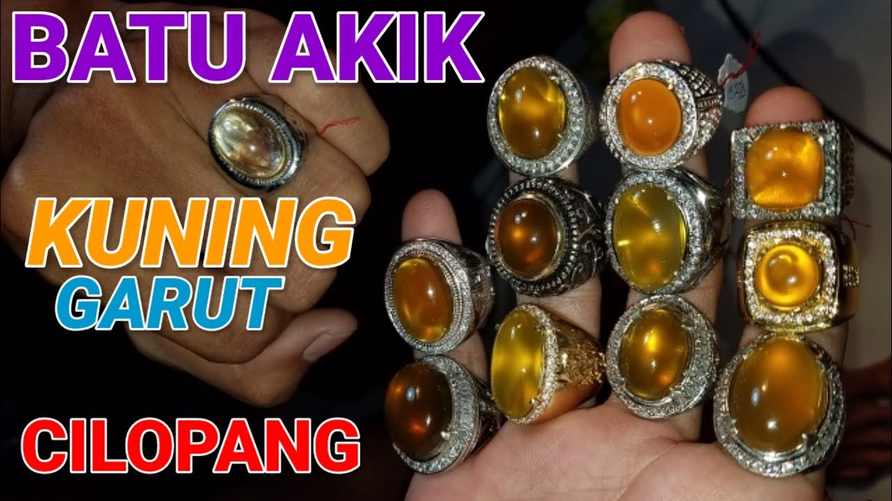 Batu Akik Kuning Garut Feat Cilopang Gunung Guntur - YouTube