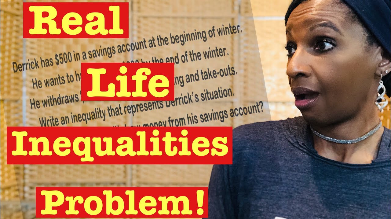 How To Solve A Real Life Inequality Word Problem! - YouTube