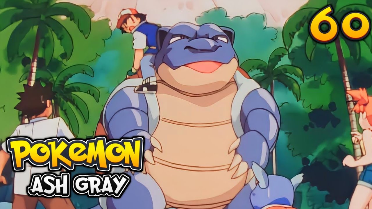 Pokémon Ash Gray Episode 60 | Beach Blank-Out Blastoise [Save File ...