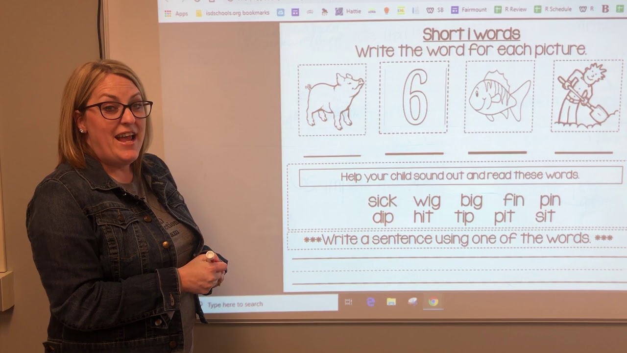 Kindergarten ELA - Lesson 3 - YouTube