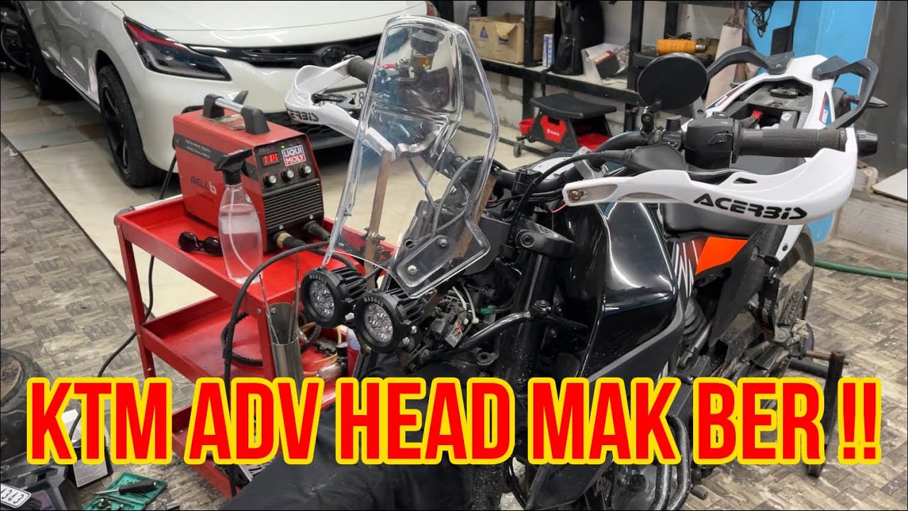 KTM ADV Head Modified | Blues MotoShop - YouTube