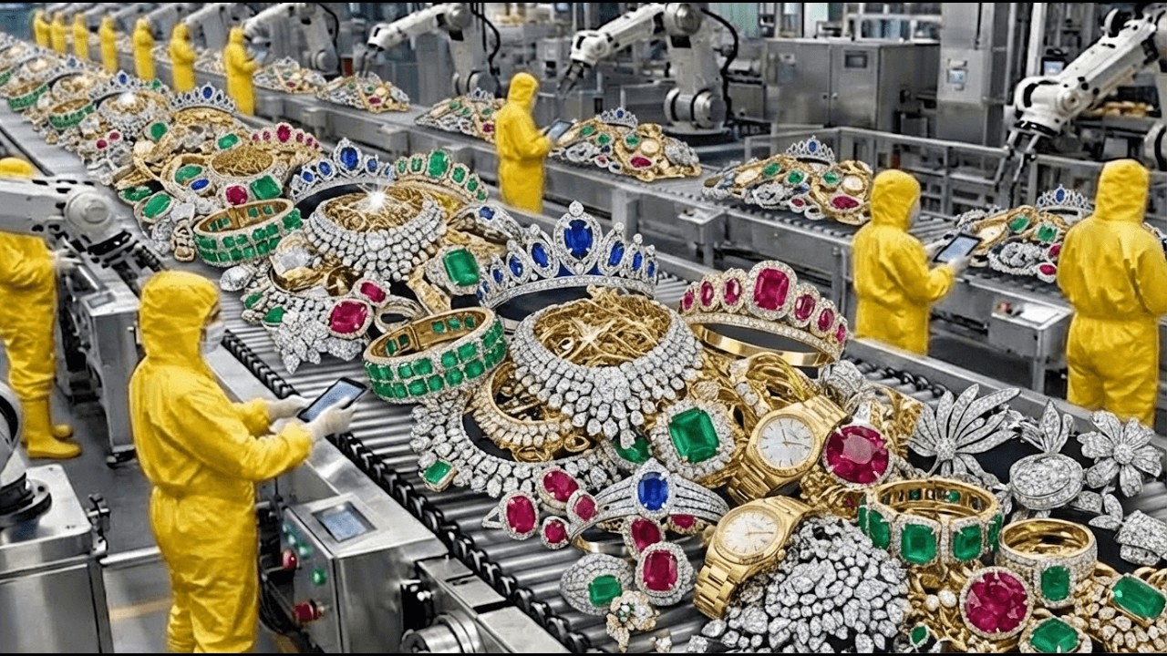 Inside the Ultra Luxury Jewelry Factory — How Gold & Diamond ...