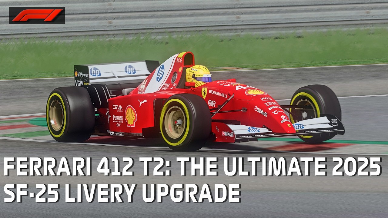 2025 Ferrari SF 25 Livery on the Iconic 412 T2 A Stunning ...