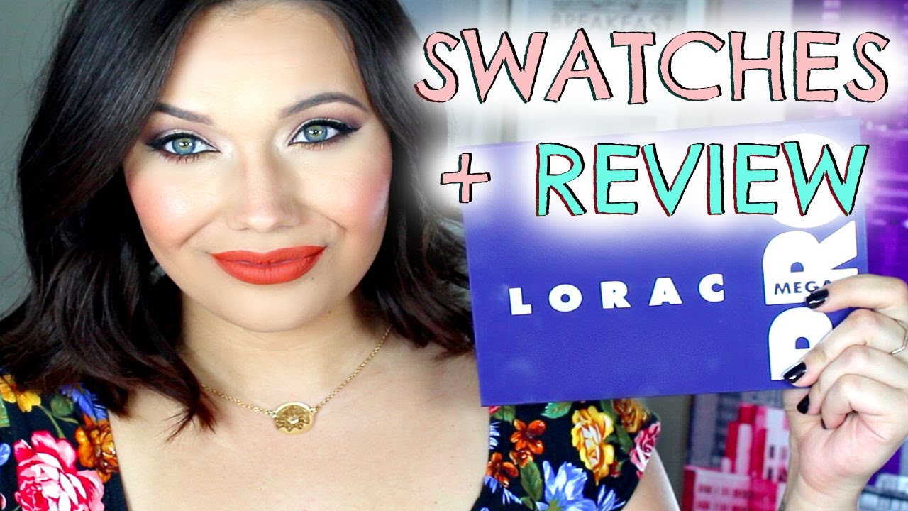 LORAC MEGA PRO 2 PALETTE | SWATCHES + REVIEW - YouTube