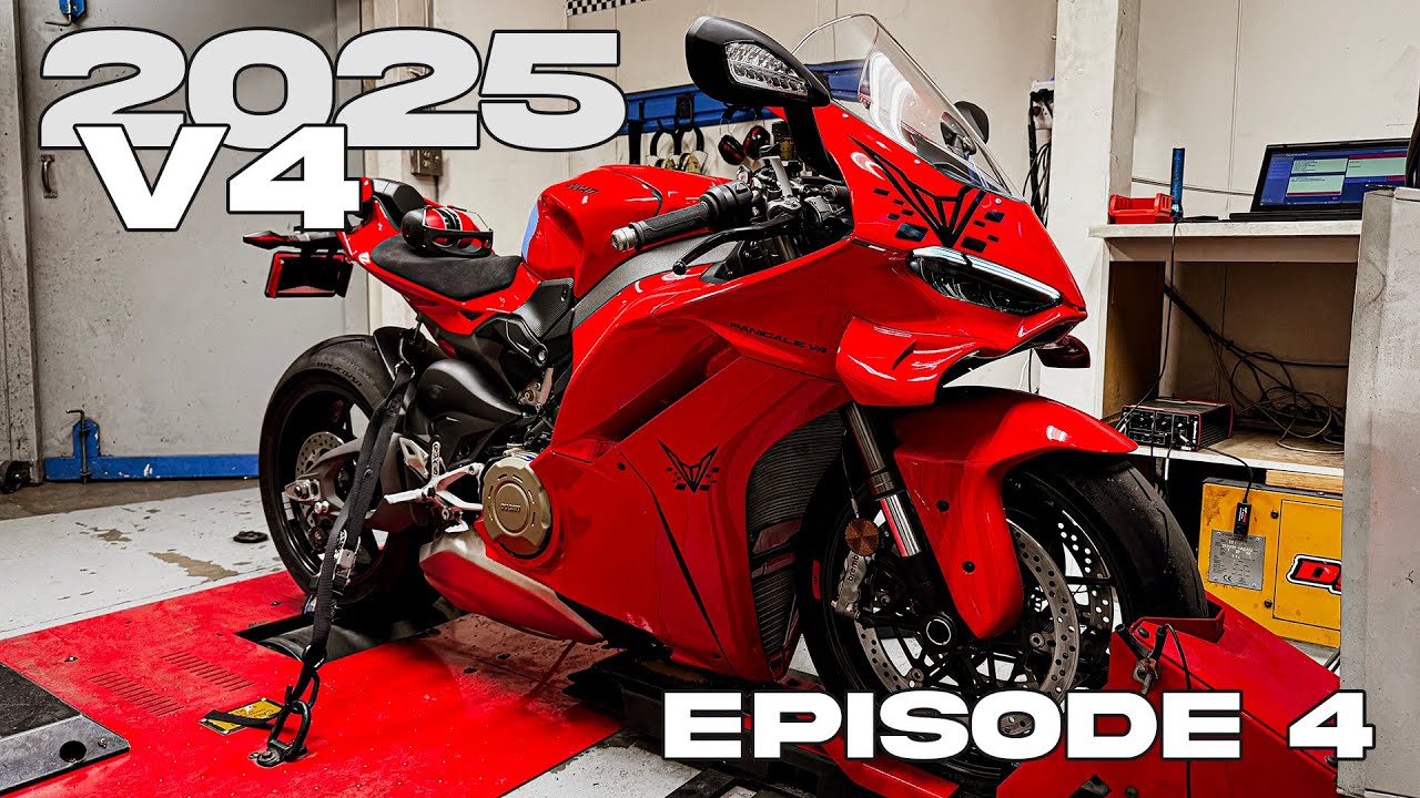 211WHP!! Episode 4: Stock 2025 Ducati Panigale V4 Dyno Tuning with BT Moto Flash - YouTube